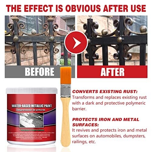 Multipurpose Rust Remover, Car Rust Remover, Water-based Metal Rust ...