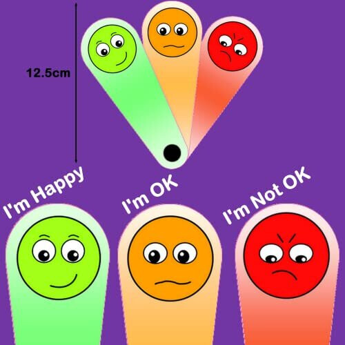 Traffic Light Feelings Emotions & Behaviour Fan - ASD / Autism / SEN ...
