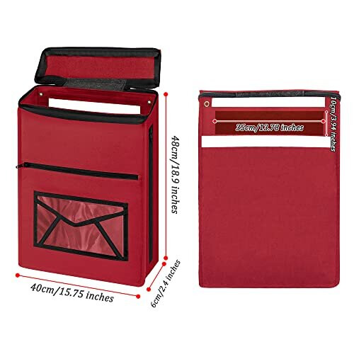 Letter Box Catcher, Red Felt Letterboxes Post Catcher for UPVC, Glass ...