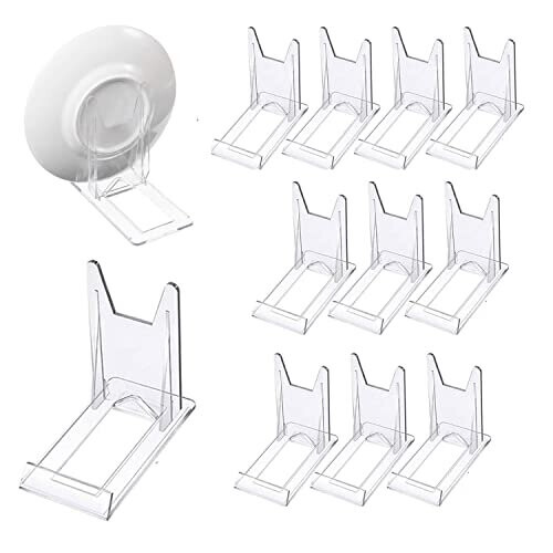 Clear Plastic Display Stand, Clear Display Stand Adjustable Clear ...