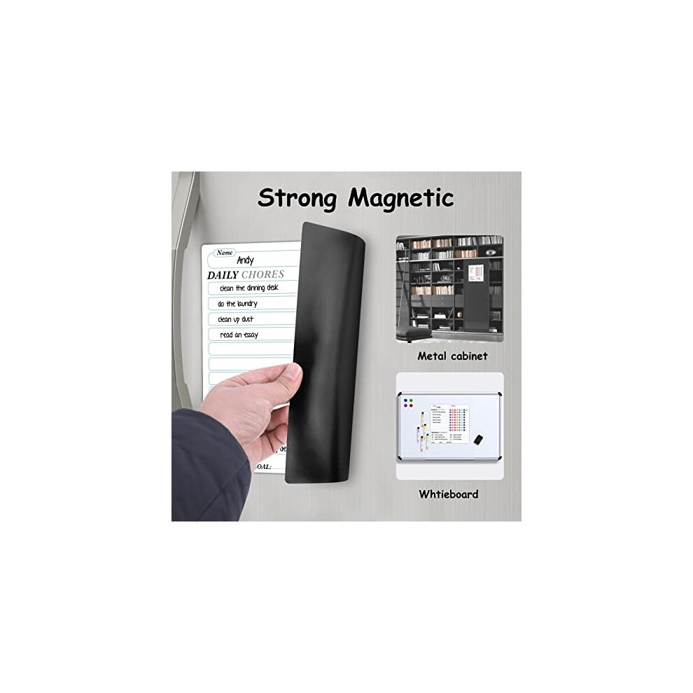 Magnetic Chores Chart for Multiple Kids, 3 Pack 10" Fridge Reward Chart ...