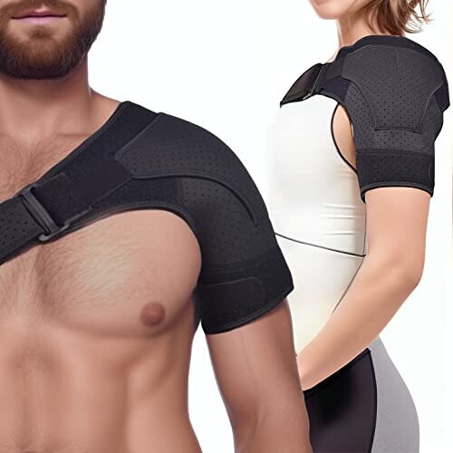 Shoulder Support Brace for Men and Women- for 32 to 40 Inches Chest ...