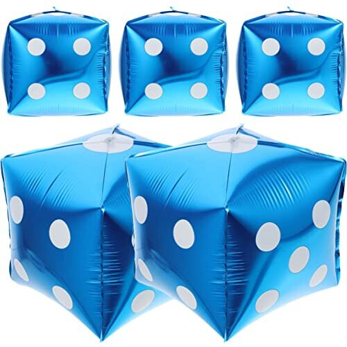 5 Pack Jumbo Dice Giant Inflatable Dice Big Dice Large Dice Balloons ...