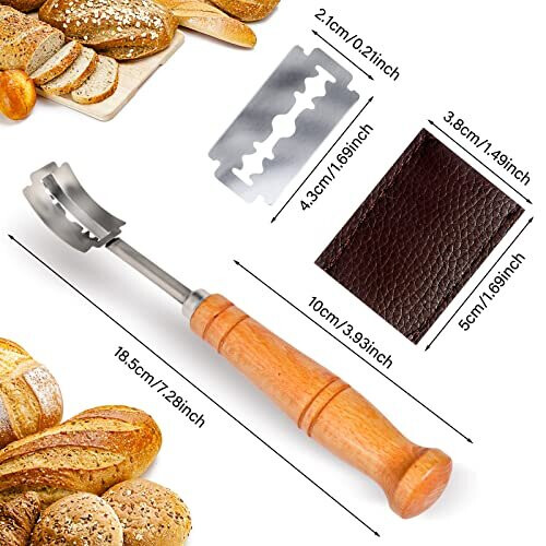 Bread Lame Cutter, Bread Bakers Lame Slashing Tool Lame Bread Tool for ...