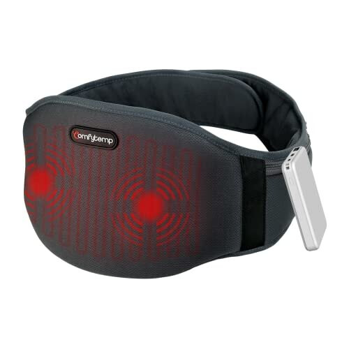 Cordless Heat Pad for Back Pain Relief with Vibration Massager ...