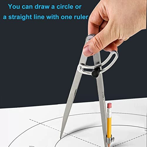 Compass Drawing Professional Woodworking Compass with Lockable Wing ...