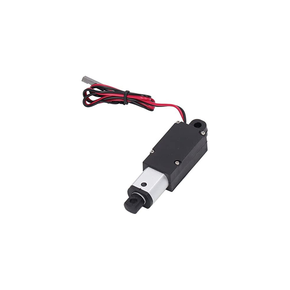 Mini Electric Linear Actuator 12V, 64N 15mm/s Small Linear Actuator with Mounting Brackets, IP54 ...
