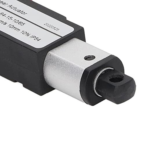 Mini Electric Linear Actuator 12V, 64N 15mm/s Small Linear Actuator with Mounting Brackets, IP54 ...
