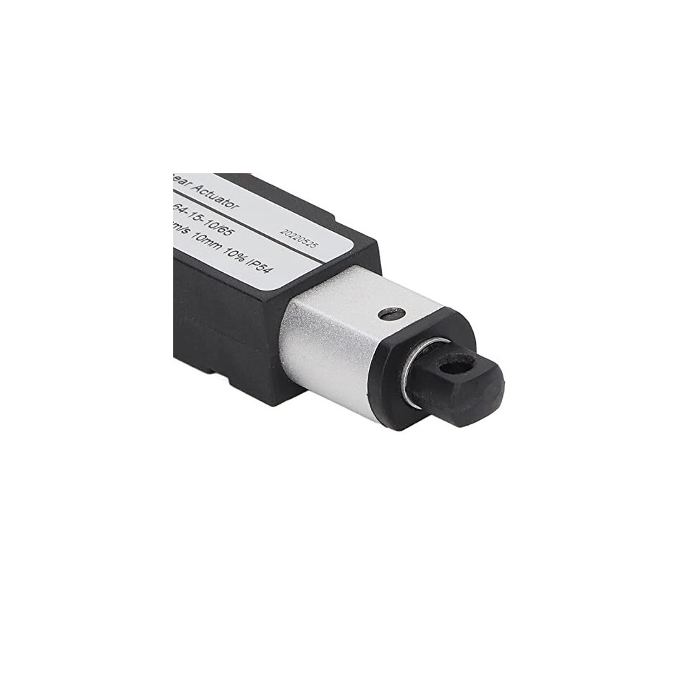 Mini Electric Linear Actuator 12V, 64N 15mm/s Small Linear Actuator with Mounting Brackets, IP54 ...