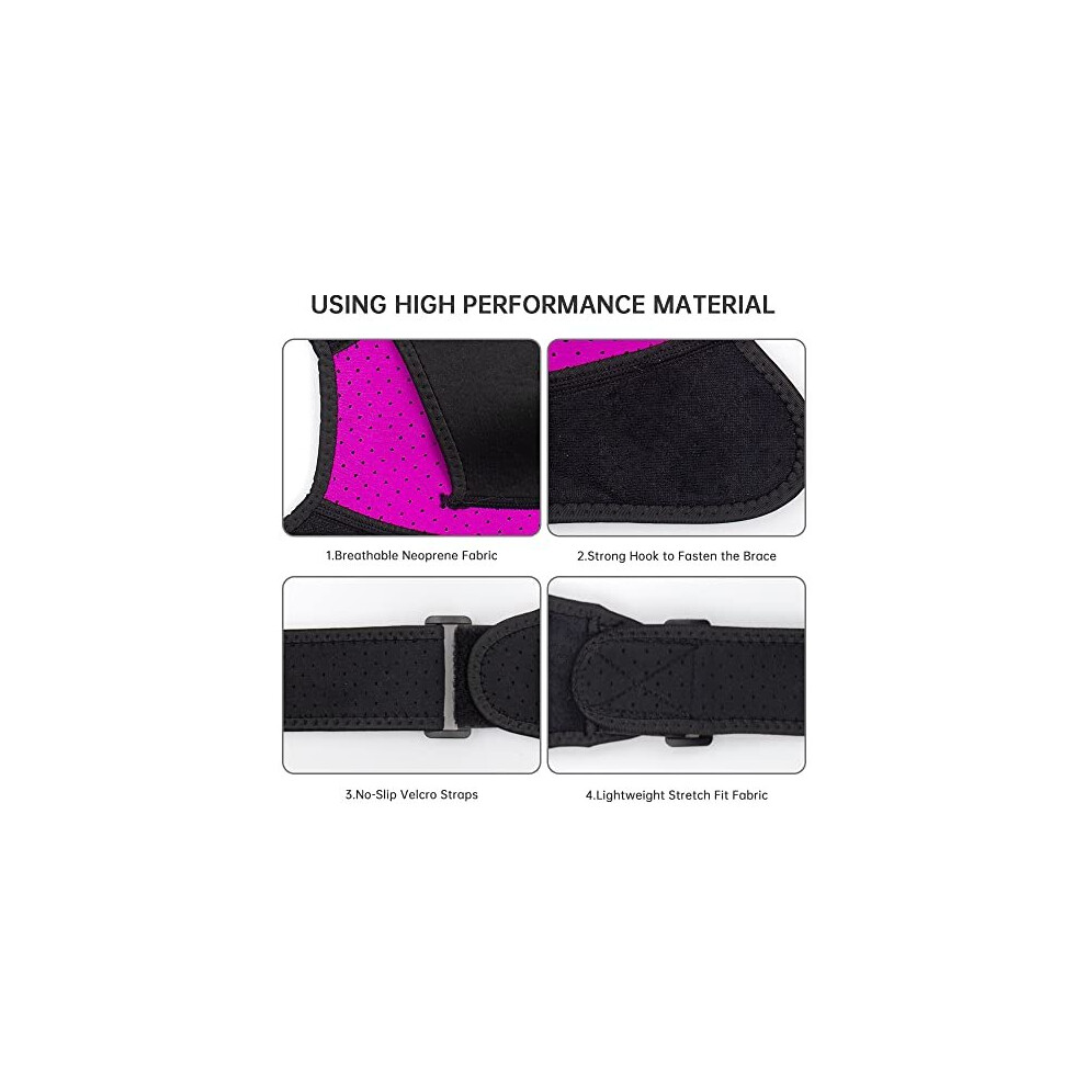 Shoulder Brace for Women, Adjustable Neoprene Shoulder Support ...