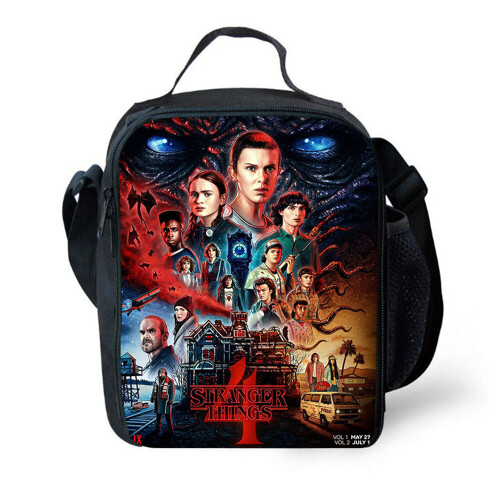 Stranger Things Child Lunch Pack Box Bag Kids Boys Girls School ...