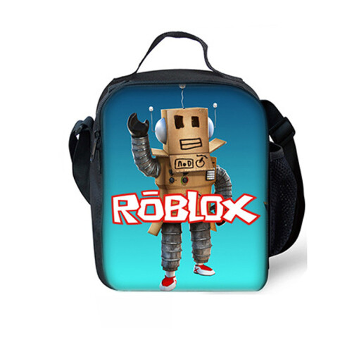 (Lunch Bag-Robot) Backpack Roblox Lunch Bag Box Pencil Pouch Large ...