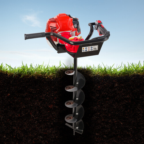 AREBOS Earth Auger with oil level glass and venting valve | 3 hp | 3 ...