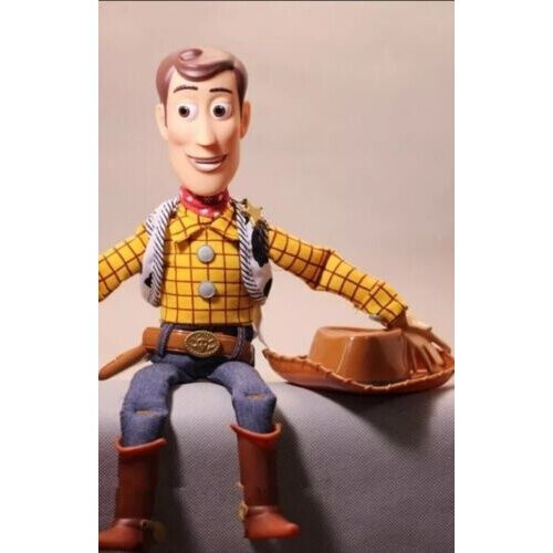 38CM Toy Story Talking Woody Doll Pull String Kids Soft Figures Toy ...