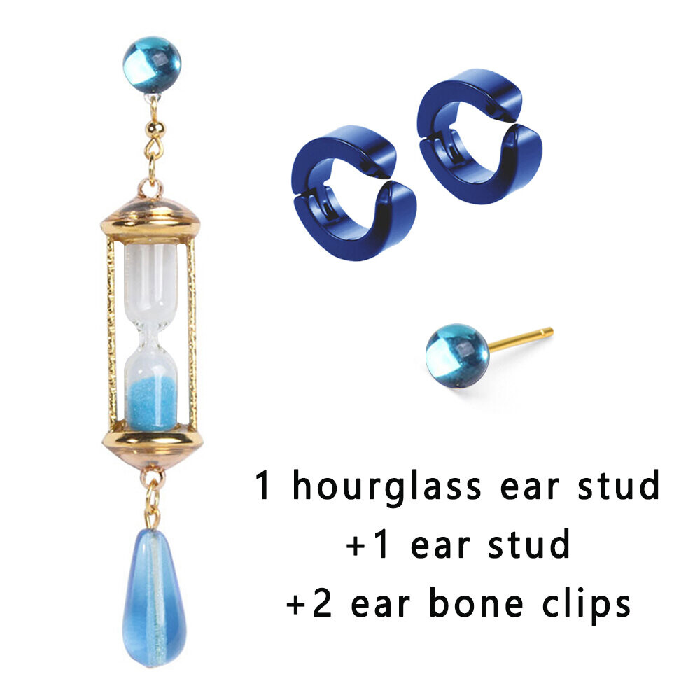 Anime Vanitas Earrings The Case Study of Vanitas No Carte Hourglass Ear ...