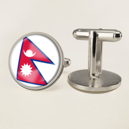 Coat of Arms of Nepal Nepalese Map Flag National Emblem Cufflinks on OnBuy