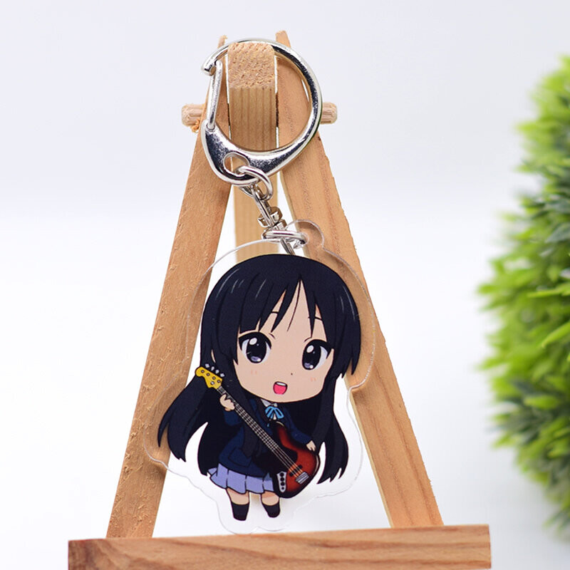 K-ON!! Keychain 10 Styles Double Sided Acrylic Cartoon Key Chain ...