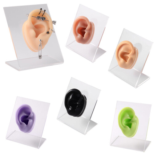 soft Silicone Ear Model For hearing aid 1:1 human Ear ear simulation ...