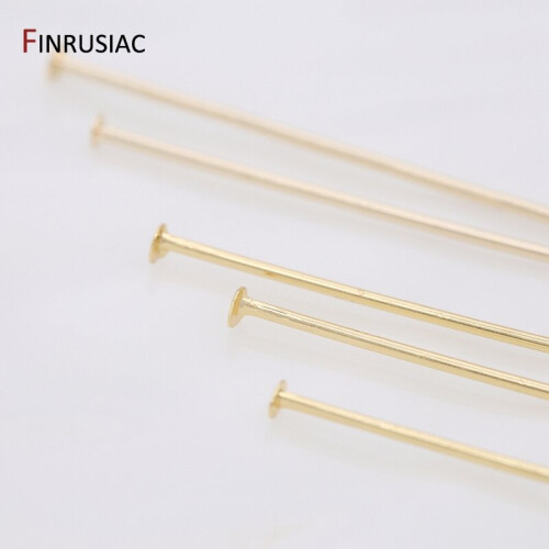 (White, 20mm) Multiple Specifications Of 14K Real Gold-Plated Needles ...