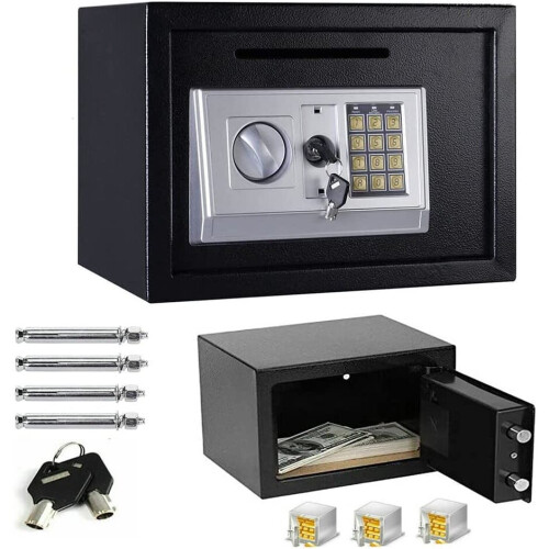 16L Digital Safety Boxes for Home,Lock Box, Money Box, Electronic ...