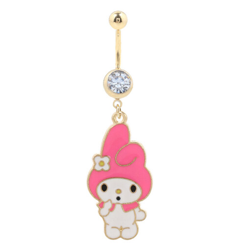 Cat Belly Button Ring Navel Piercing Ring Belly Button Piercing Ring ...