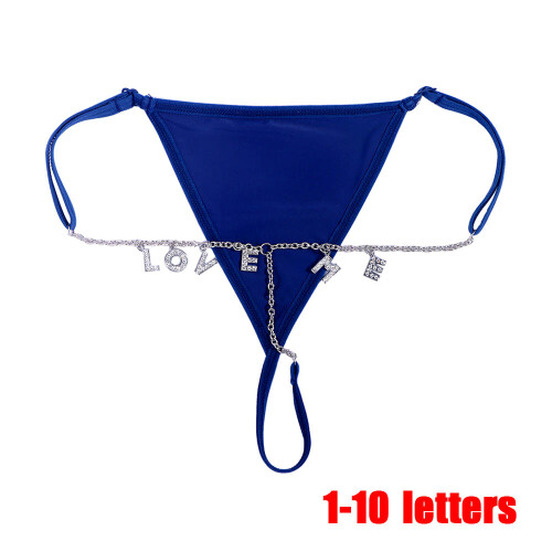 Sexy Thong Chains For Crystal Letters Waist Body Chain Belt Women Name ...
