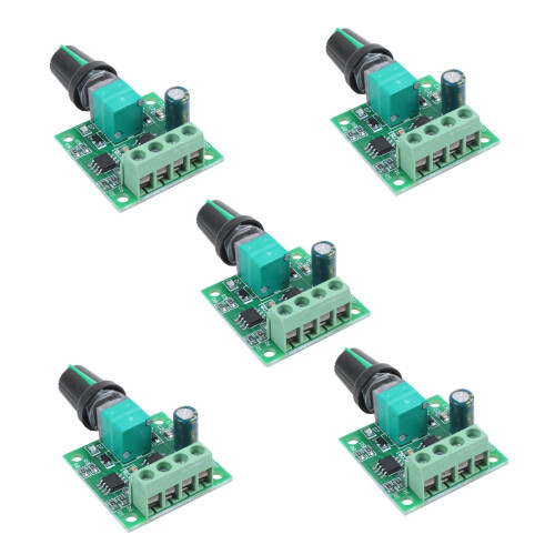 5X 1.8V 3V 5V 6V 7.2V 12V 2A 30W DC Motor Speed Controller (PWM) 1803BK ...