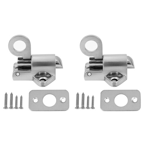 2X Home Security Spring Slide Bolt Window Door Automatic Latch Lock ...