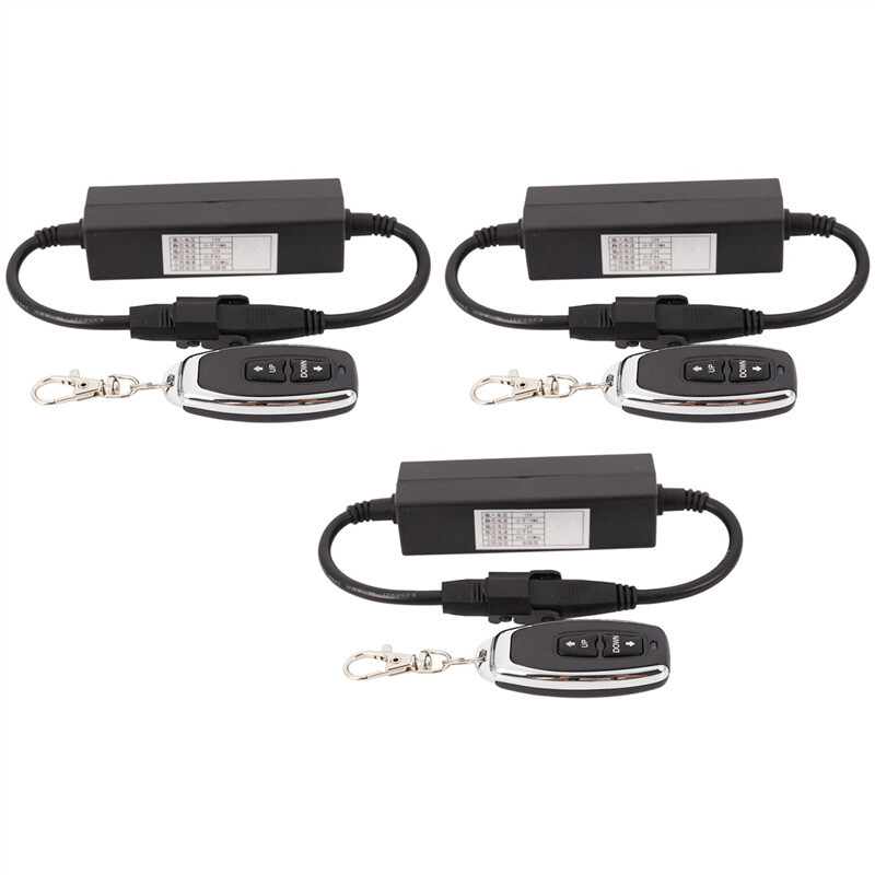 3X 12V Dc Motor Linear Actuator Wireless Remote Control Dpdt Switch ...