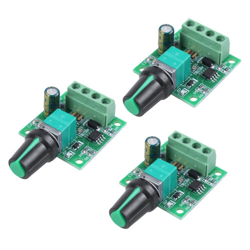 3X 1.8V 3V 5V 6V 7.2V 12V 2A 30W DC Motor Speed Controller (PWM) 1803BK ...