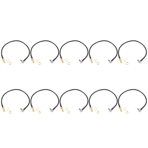 10X SMA Female to TS9 Male Right Angle Pigtail Coaxial Cable Antenna on OnBuy