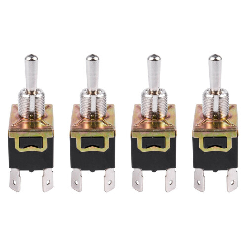 4X AC 250V/10A 125V/15A DPDT 3 Position ON/OFF/ON 6 Pins Toggle Switch ...