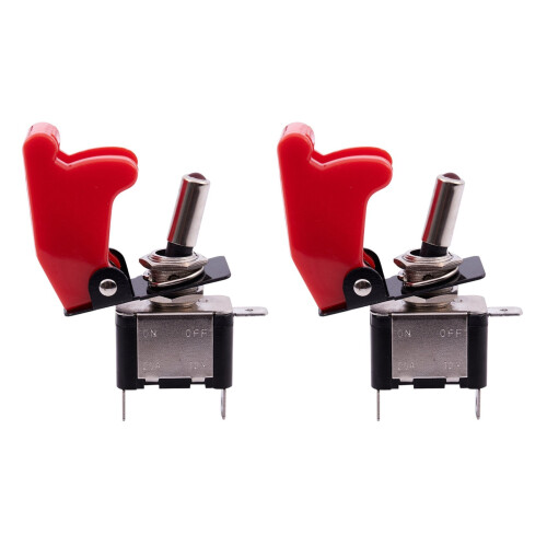 2X 12V 20A Inverter Rocker Switch Lever on / Off LED ON-OFF SPST ...