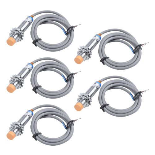 5X DC6-36V 300MA NPN NO 3-Wire 4mm Tubular Inductive Proximity Sensor ...