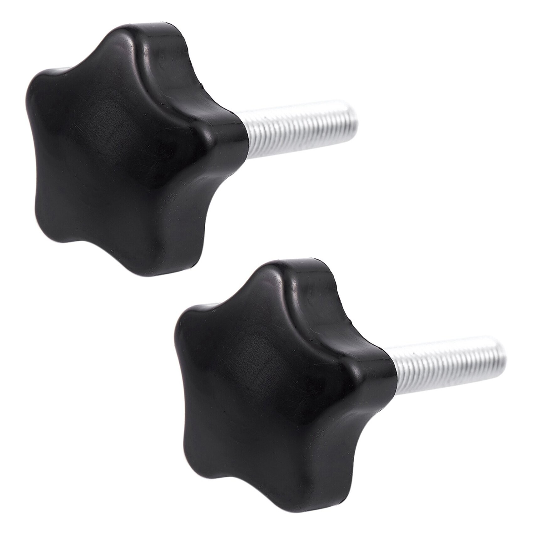 2X M8 x 40mm Screws Star head Wing screw Clamp knob handle black on OnBuy