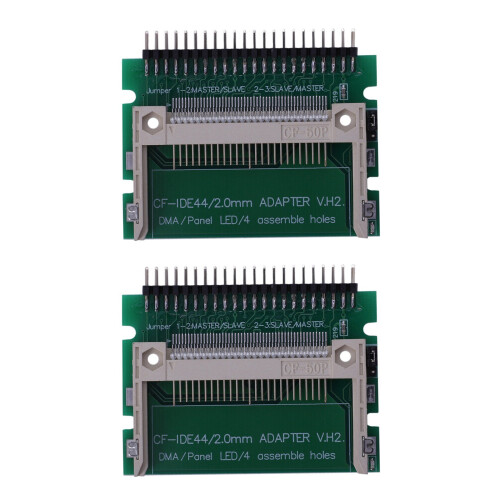 2X IDE 44 Pin Male to CF Compact Flash Male Adapter Connector on OnBuy