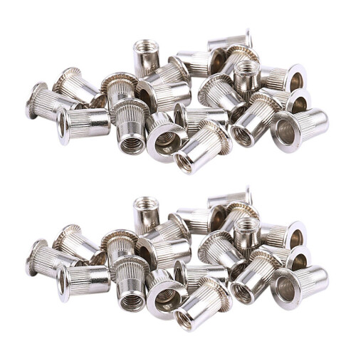 40 Pcs 304 Stainless Steel Nut Rivnut Insert Nutsert M6X15mm on OnBuy