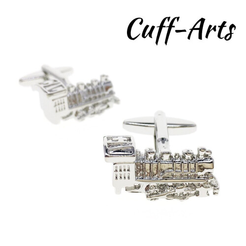 Cuffarts Cufflinks for Men Train Locomotive Cuff links for Shirt Cufflinks Tie Clip Gift for Men ...