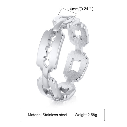 Unique Men Ring, Razor Blade Ring. Stainless Steel Unisex Blade Ring ...