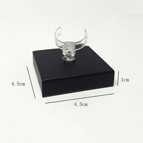 Colorful Ring Display Stand Adjustable Transparent Ring Circle Jewelry ...