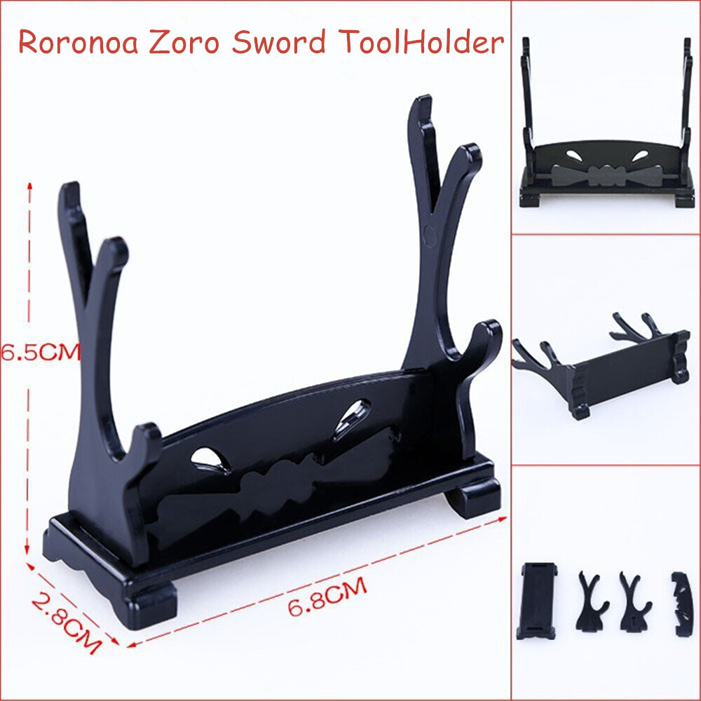 Roronoa Zoro Sword ToolHolder Anime Katana Display Rack Weapon Model ...