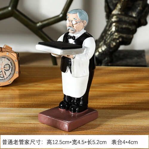 8 Kinds Of Creative Watch Display Frame High Resin Old Housekeeper And ...