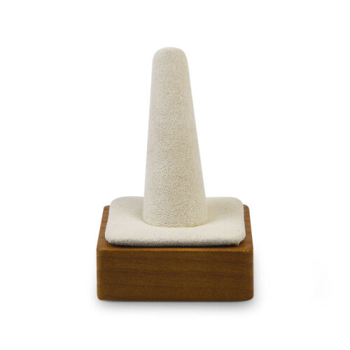Finger ring stand Solid wood jewelry display props Log jewelry display ...