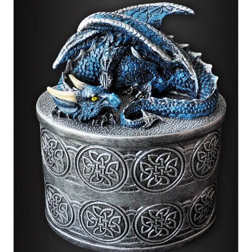 Vintage Resin Rhaegal Dragon Women Jewelry Boxes Packaging Storage Box ...