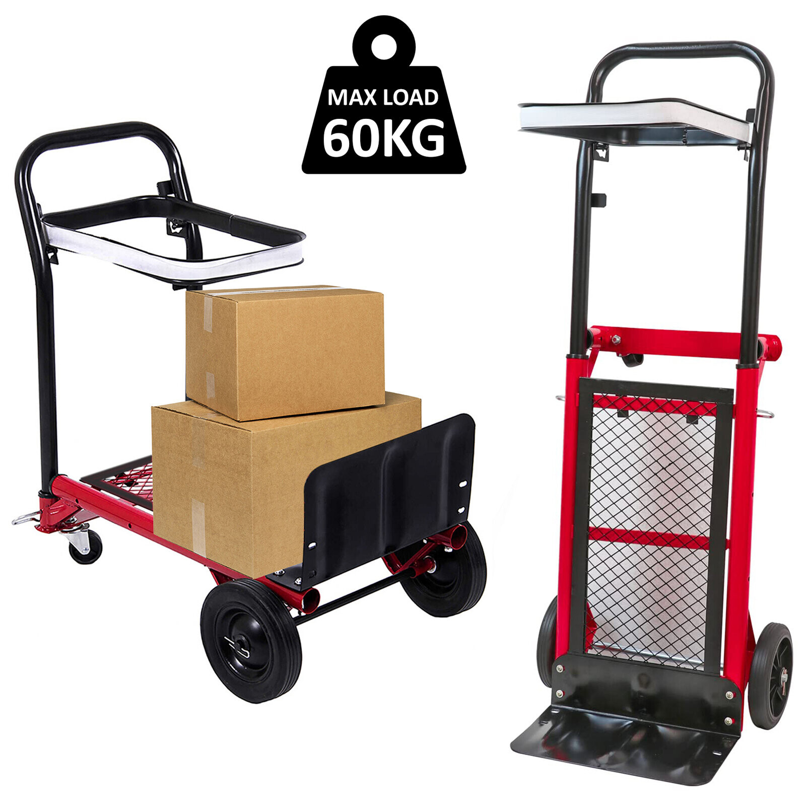 Sack Truck Trolley Heavy Duty Multi Purpose Industrial Folding Hand ...