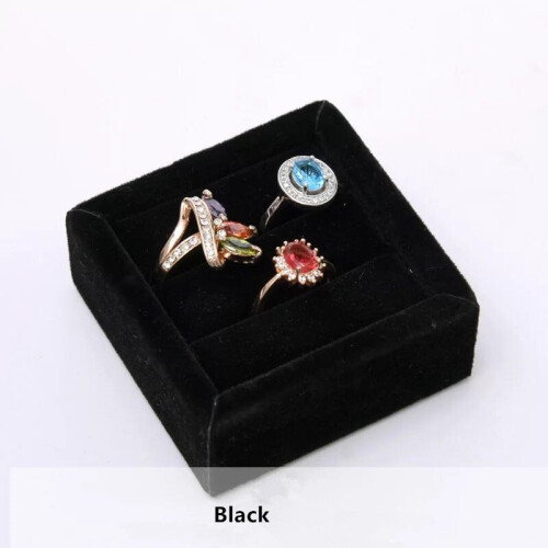 Small Velvet or Linen Ring Display Holder Ring Display Tray Jewelry ...