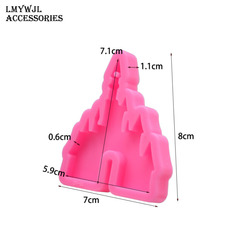 Dog Cat Bone Shape Hang Tag Silicone Mould DIY Casting Key Chain ...