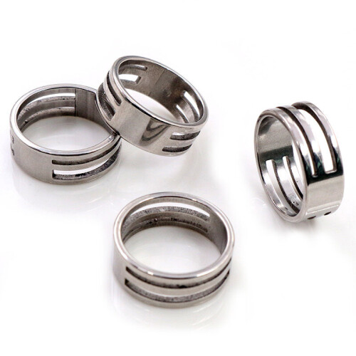 2pcs Stainless Steel Jump Ring Open Closing Finger Jewelry Making Tools ...