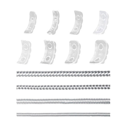 1 Set Invisible Clear Ring Size Adjuster Resizer Loose Rings Reducer ...