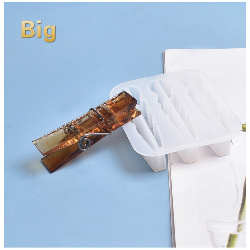 3 Sizes of UV Resin Clips Mold Epoxy Resin Molds Jewelry Accessories ...